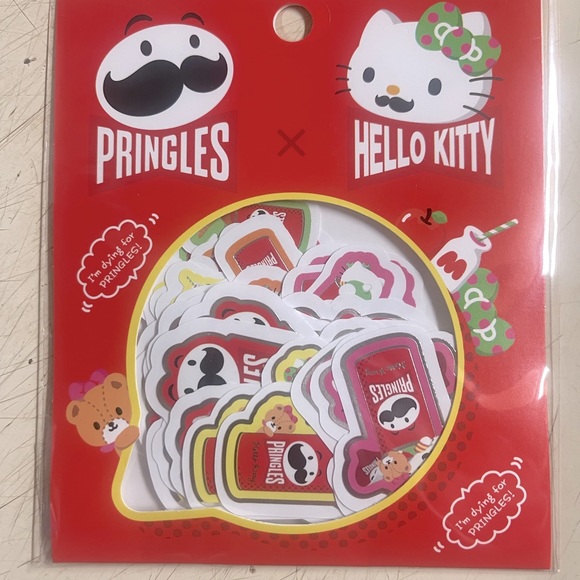 Sanrio | Other | Sanrio Hello Kitty X Pringles Sticker Sack | Poshmark